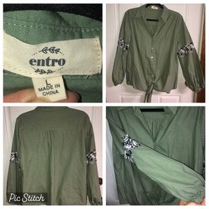 entro | Tops | Entro Brand Ladies Blouse | Poshmark